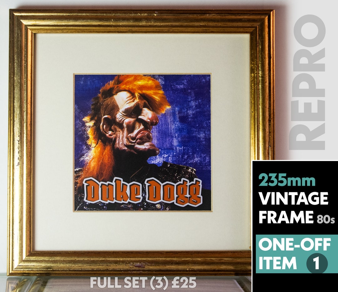 SPITTING IMAGE Repro Print in 80s Glass Frame. PHILIP. 235mm X 235mm ...