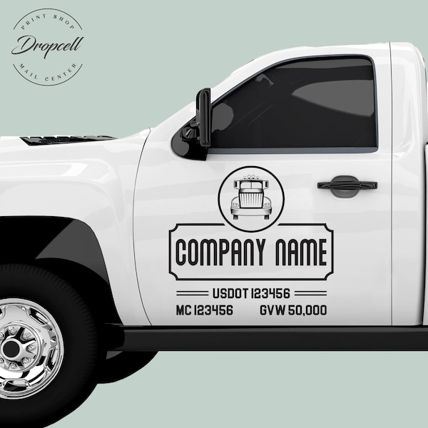 Truck Company Logo Decals - Etsy
