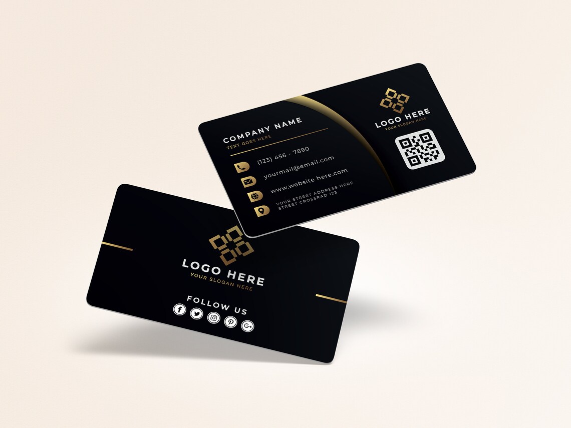 Custom Premium Business Cards With Professional Design Matte - Etsy