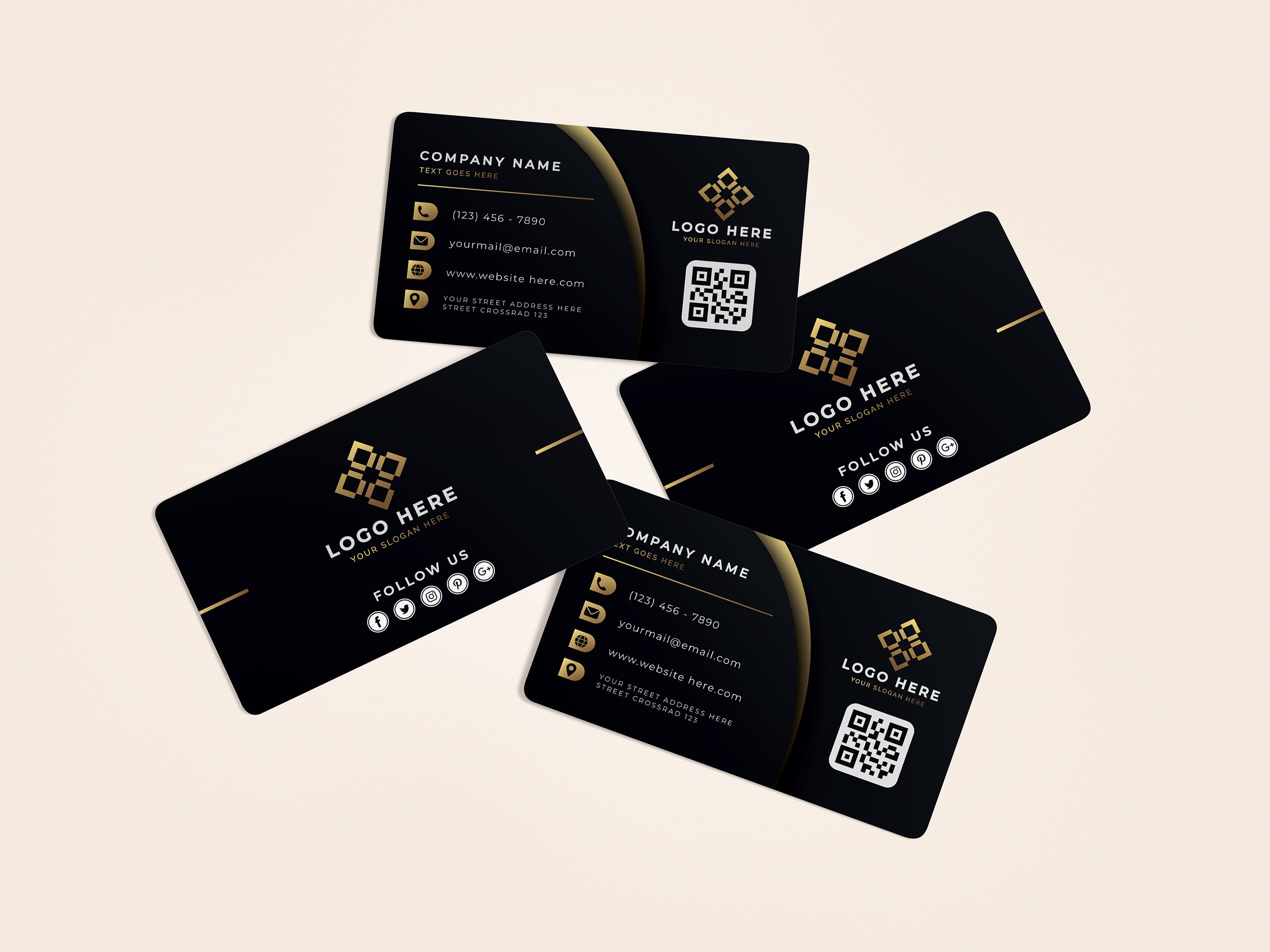 Custom Premium Business Cards With Professional Design Matte - Etsy