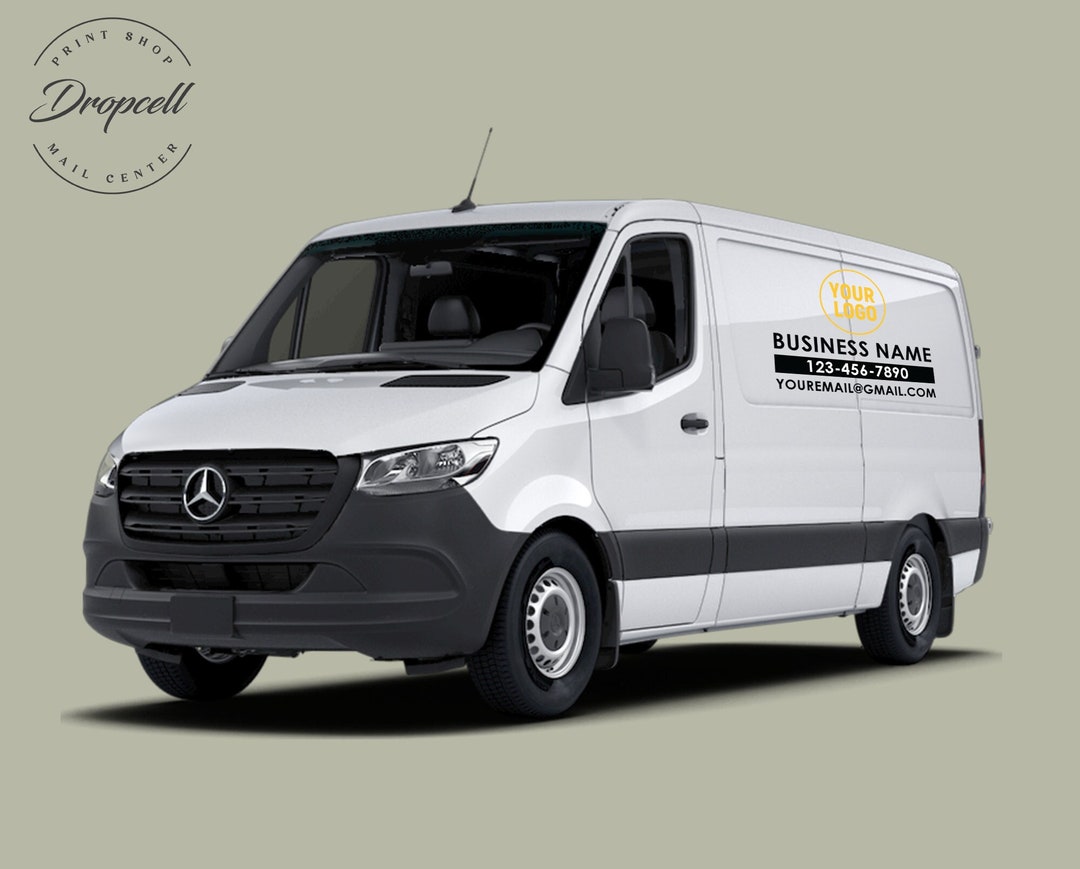 Van Stickers Truck Stickers Company Name Decal Car Door Decal Car ...