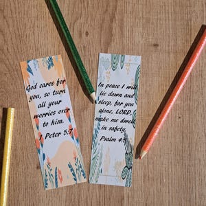 Printable Peace Bookmarks, Bookmarks for Women, Christian Encouragement ...