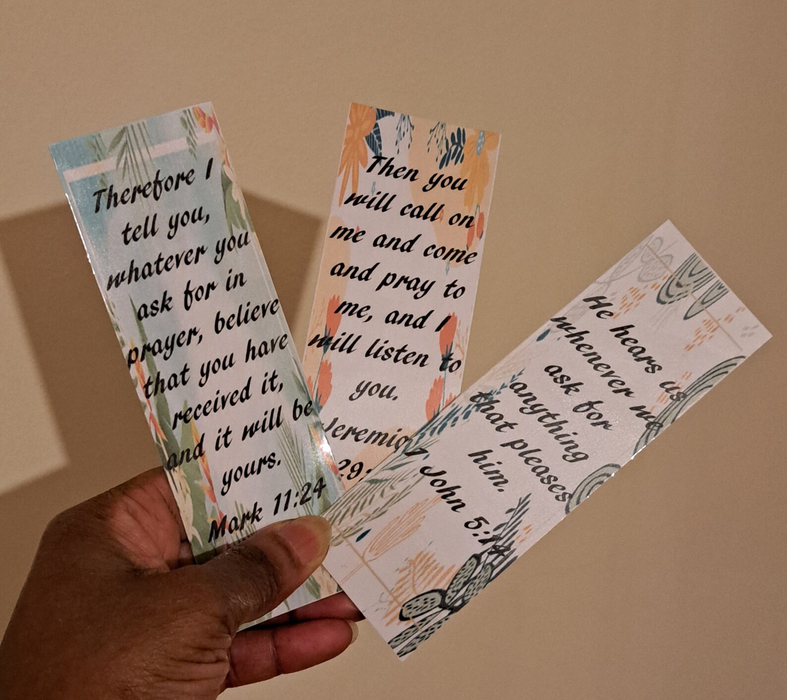 Prayer Bookmarks, Religious Gifts for Women, Scripture Prints ...