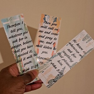 Prayer Bookmarks, Religious Gifts for Women, Scripture Prints ...