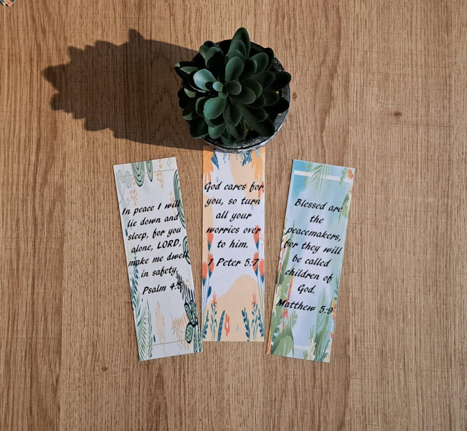 Printable Peace Bookmarks, Bookmarks for Women, Christian Encouragement ...