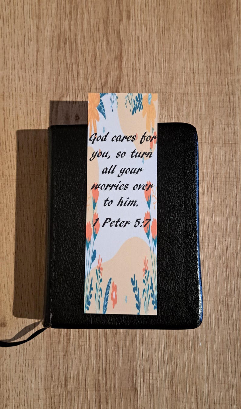 Christian Bookmark, Religious Bookmark, Bookmark Gift Baptism ...