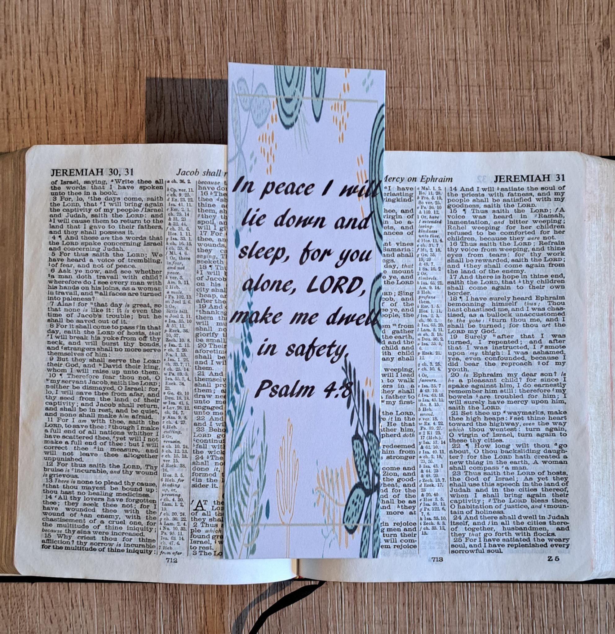 Christian Bookmark, Religious Bookmark, Bookmark Gift Baptism ...