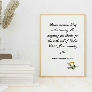 Christian Poster, Biblical Print, Bible Verse Wall Art, Encouraging Art ...