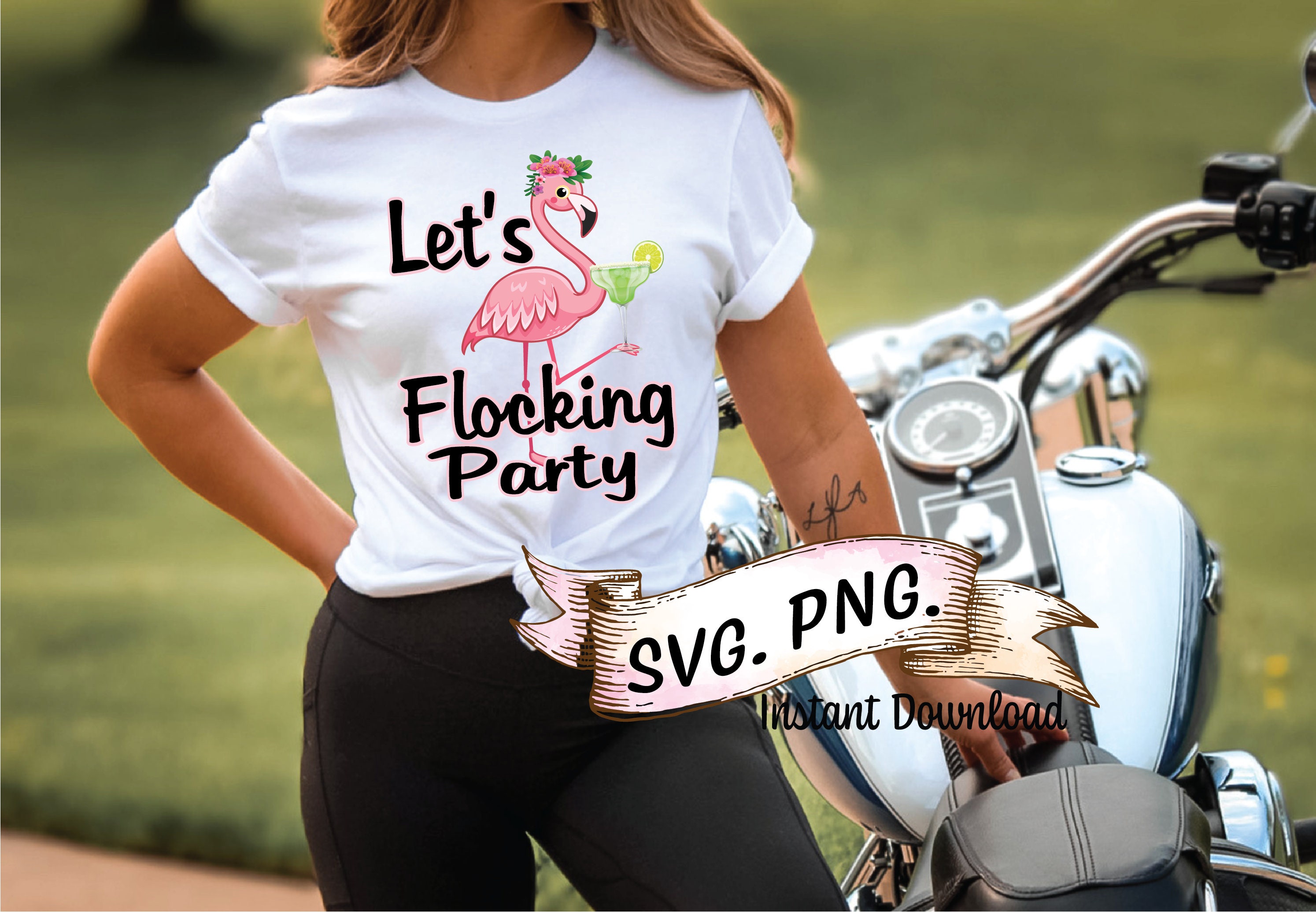 Let's Flocking Party Flamingo Shirts SVG Instant - Etsy