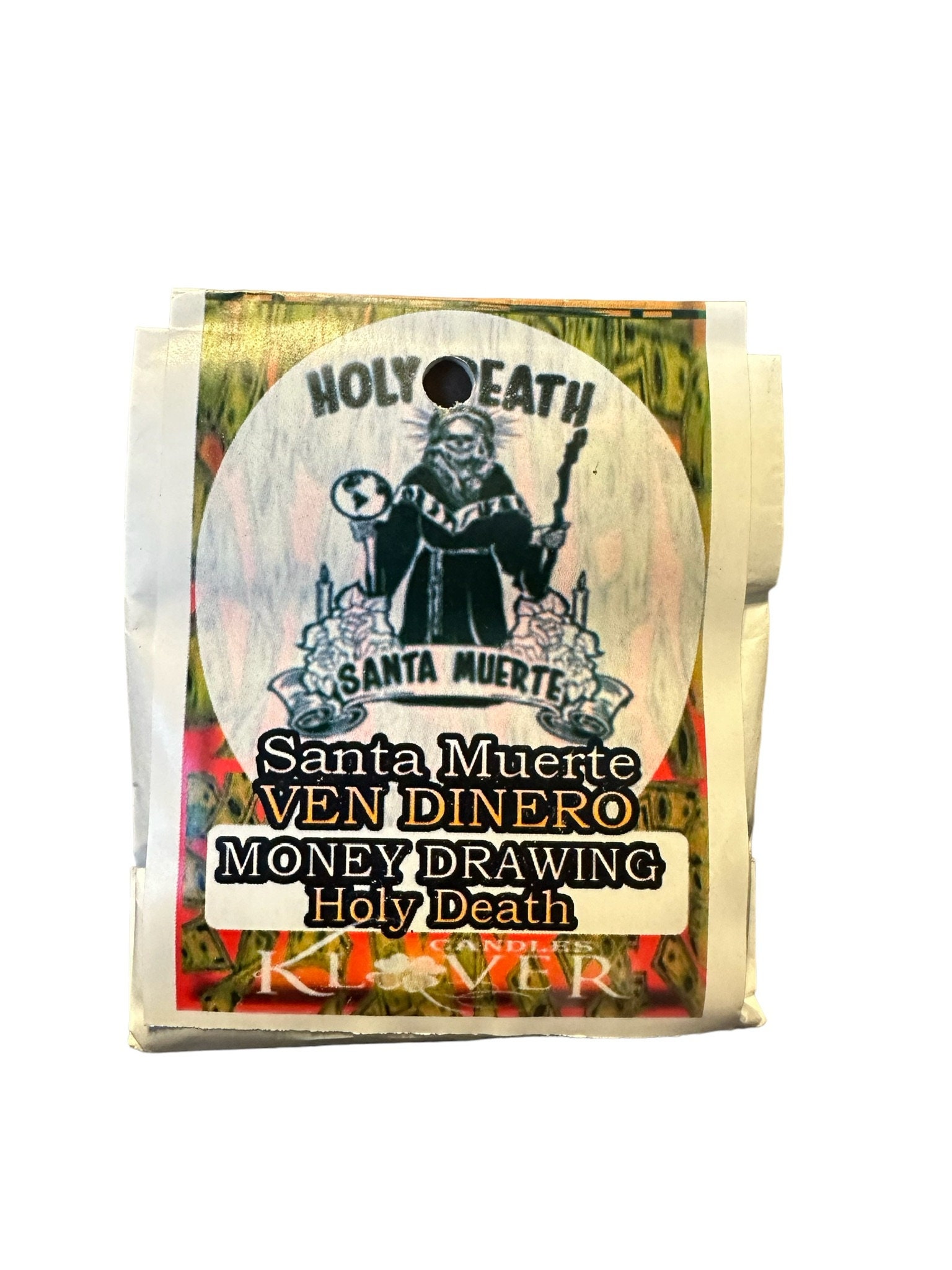 Santa Muerte Money Drawing Powder, Holy Death Candle Powder, Money ...