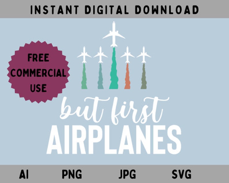 Pilot SVG but First Airplanes Svg Funny Pilot Svg CFI - Etsy