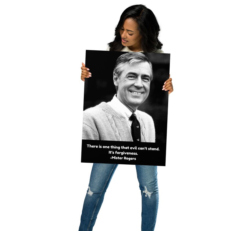 Forgiveness Poster Mister Rogers Quotes Mr Rogers Neighborhood ...