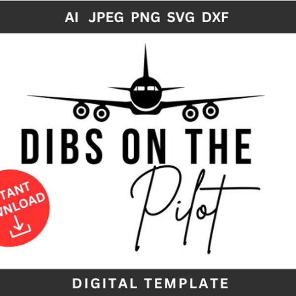Pilot Svg - Etsy