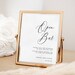 Cursive Open Bar Sign Template Simple Printable Wedding Reception Sign ...