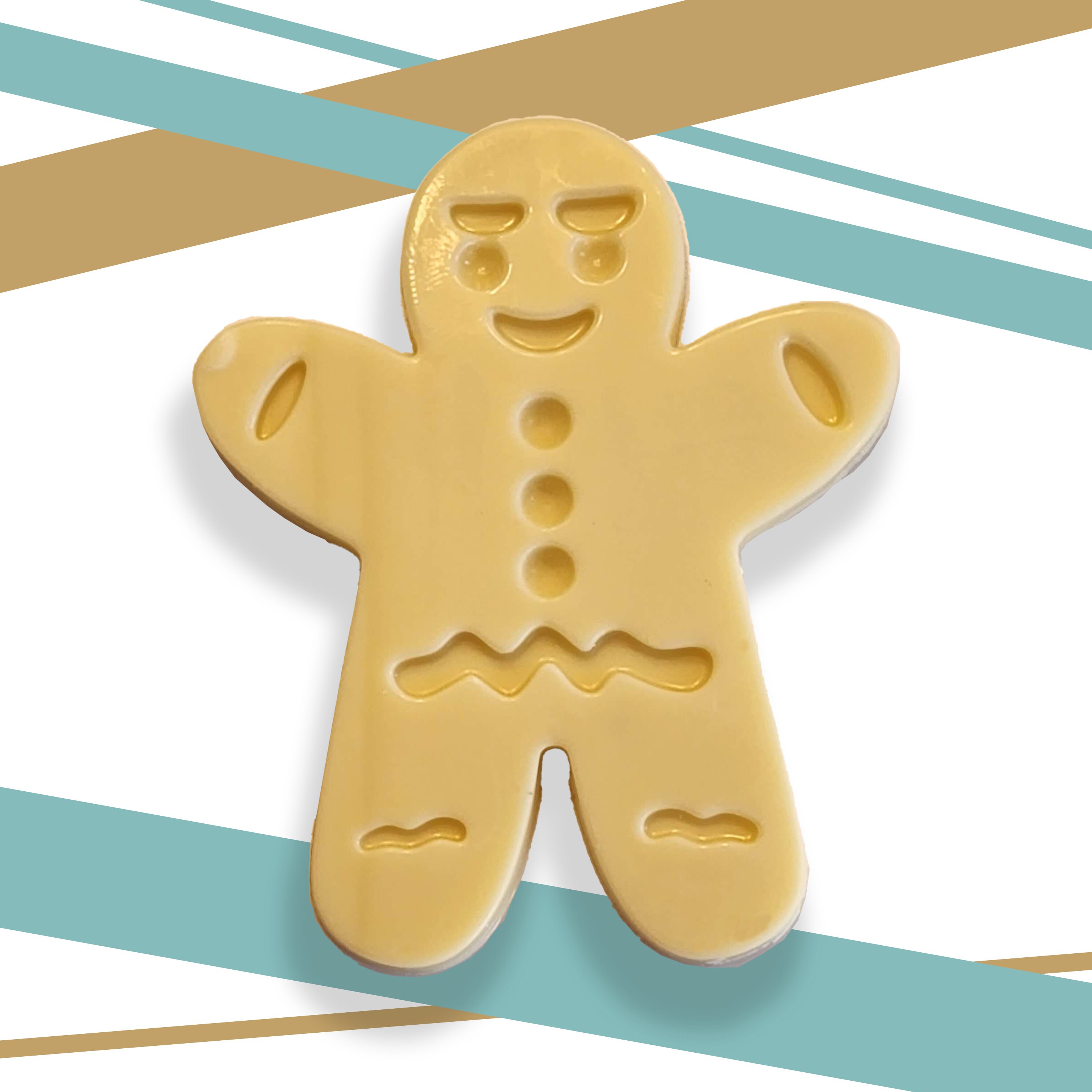 Gingerbread Man Chocolate Bar (box of 5) - Etsy