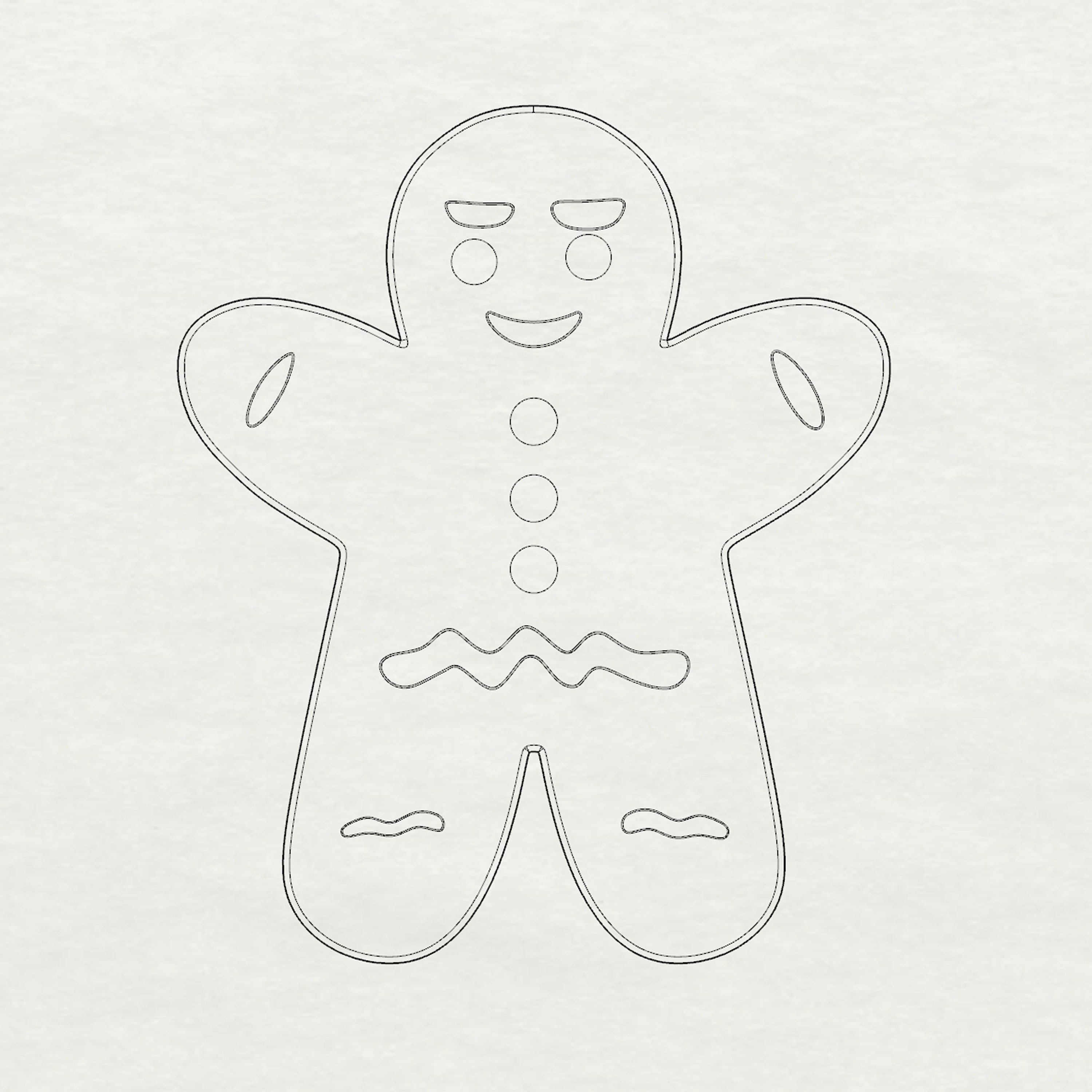 Gingerbread Man Chocolate Bar (box of 5) - Etsy