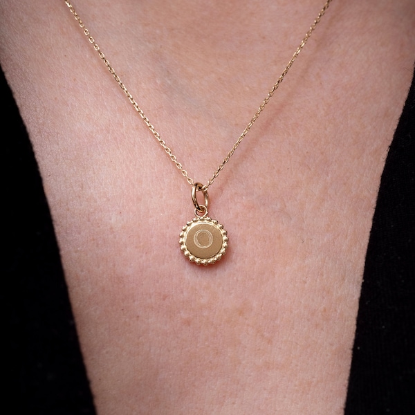 Letter Pendant - Etsy