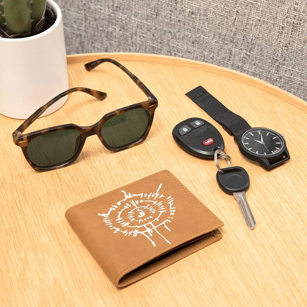 Astarion Tattoo Brown Leather Wallet for Your Gamer Astarion - Etsy