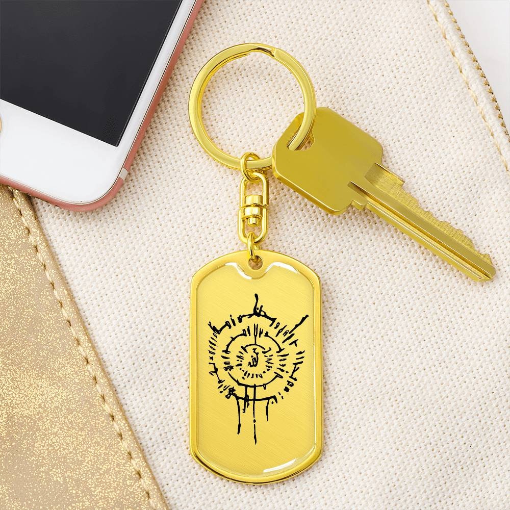 Astarion Tattoo Keychain for Him, Personalized Astarion Tattoo Keychain ...