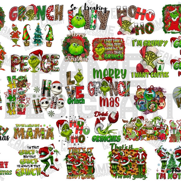 Grinch Sublimation - Etsy