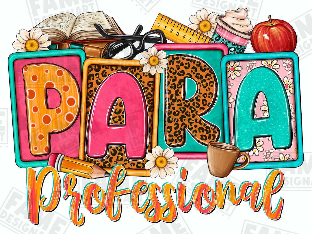 Paraprofessional Png Sublimate Designs Download, Back to School Png ...