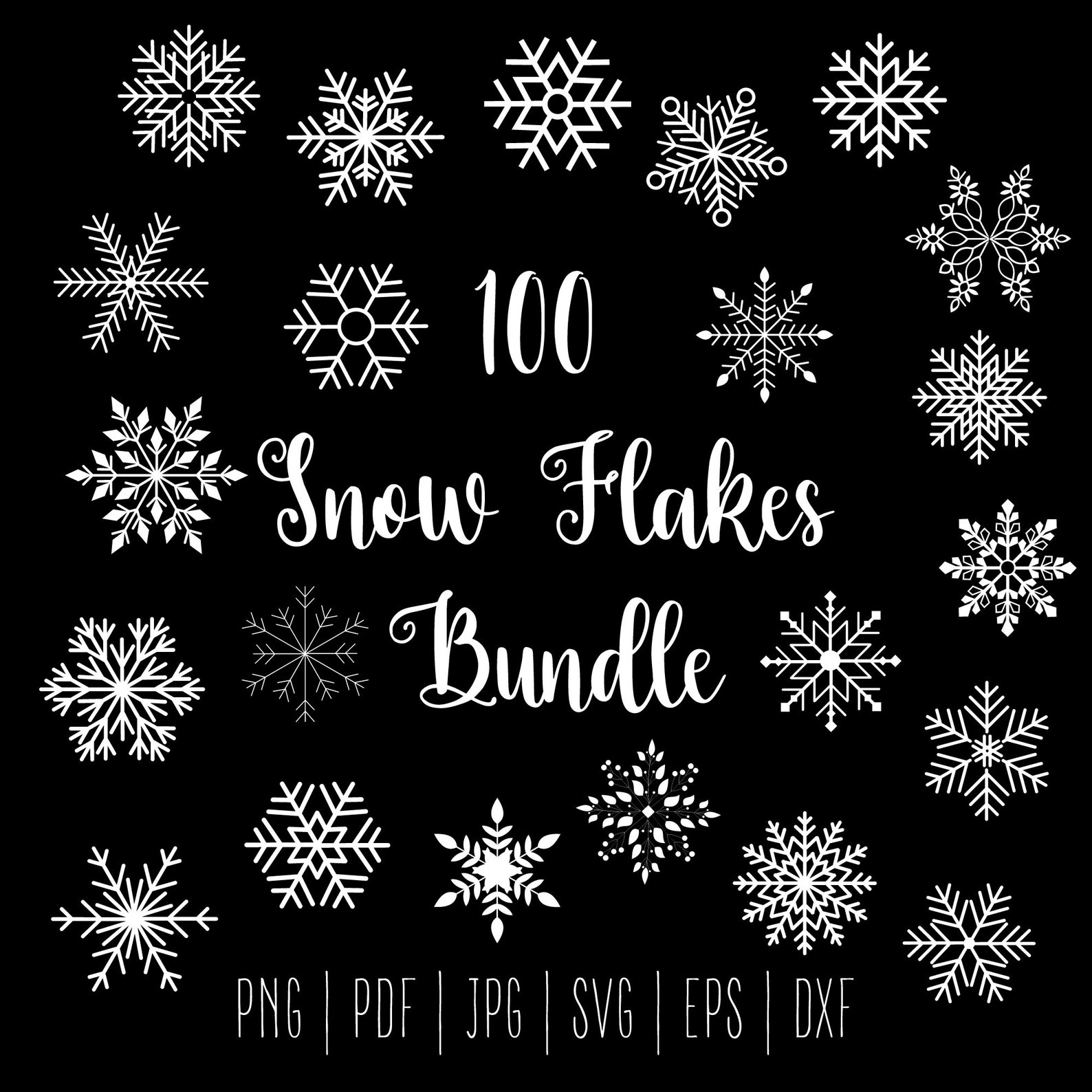100 Snow Flake Svg, Snowflake Svg, Christmas Ornaments, Snowflakes Svg ...
