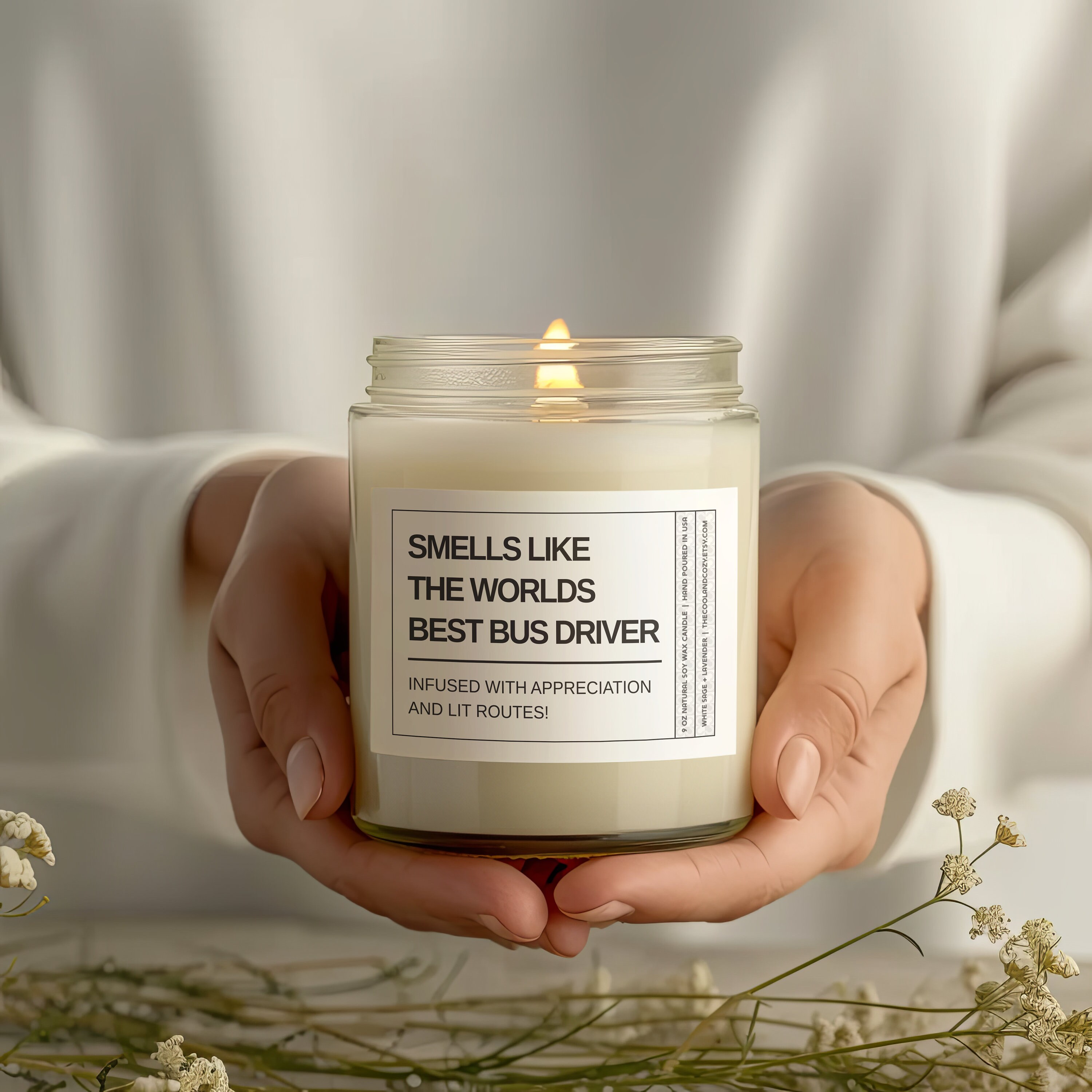 School Bus Driver Appreciation Gift Smells Like Worlds Best Bus Driver ...