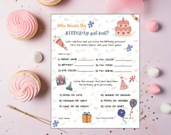 How Well Do You Know the Birthday Girl, Who Knows the Birthday Girl the ...