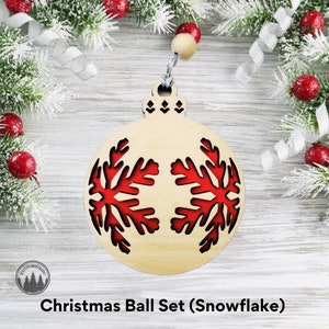 Christmas Ball Ornaments (set of 8) - Etsy