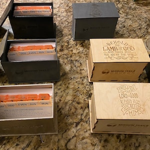 Scripture Memory System and Box - Etsy
