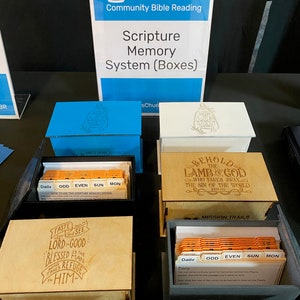 Scripture Memory System and Box - Etsy