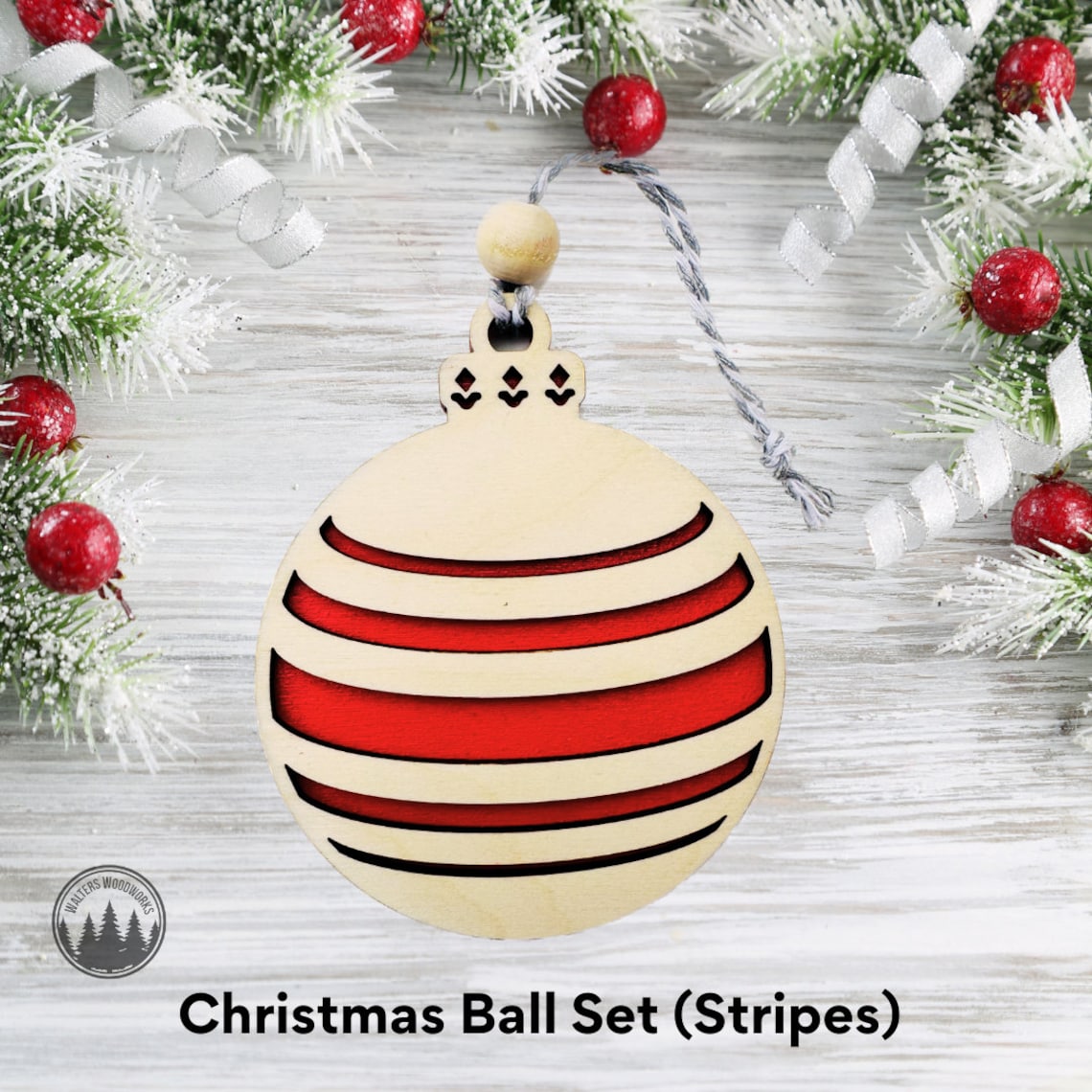 Christmas Ball Ornaments (set of 8) - Etsy