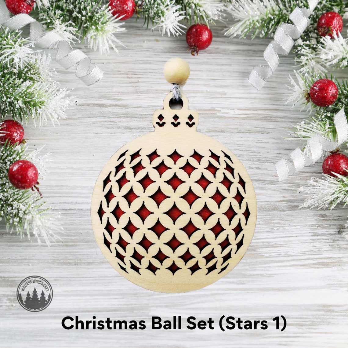 Christmas Ball Ornaments (set of 8) - Etsy