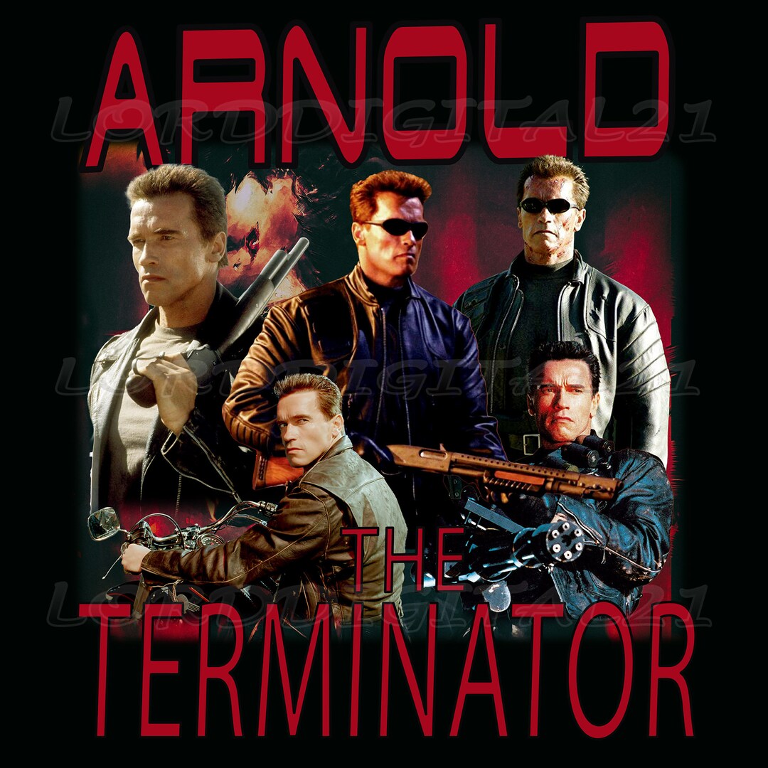 Arnold the Terminator Png , T-shirt Design,300 DPI PNG File Ready to ...