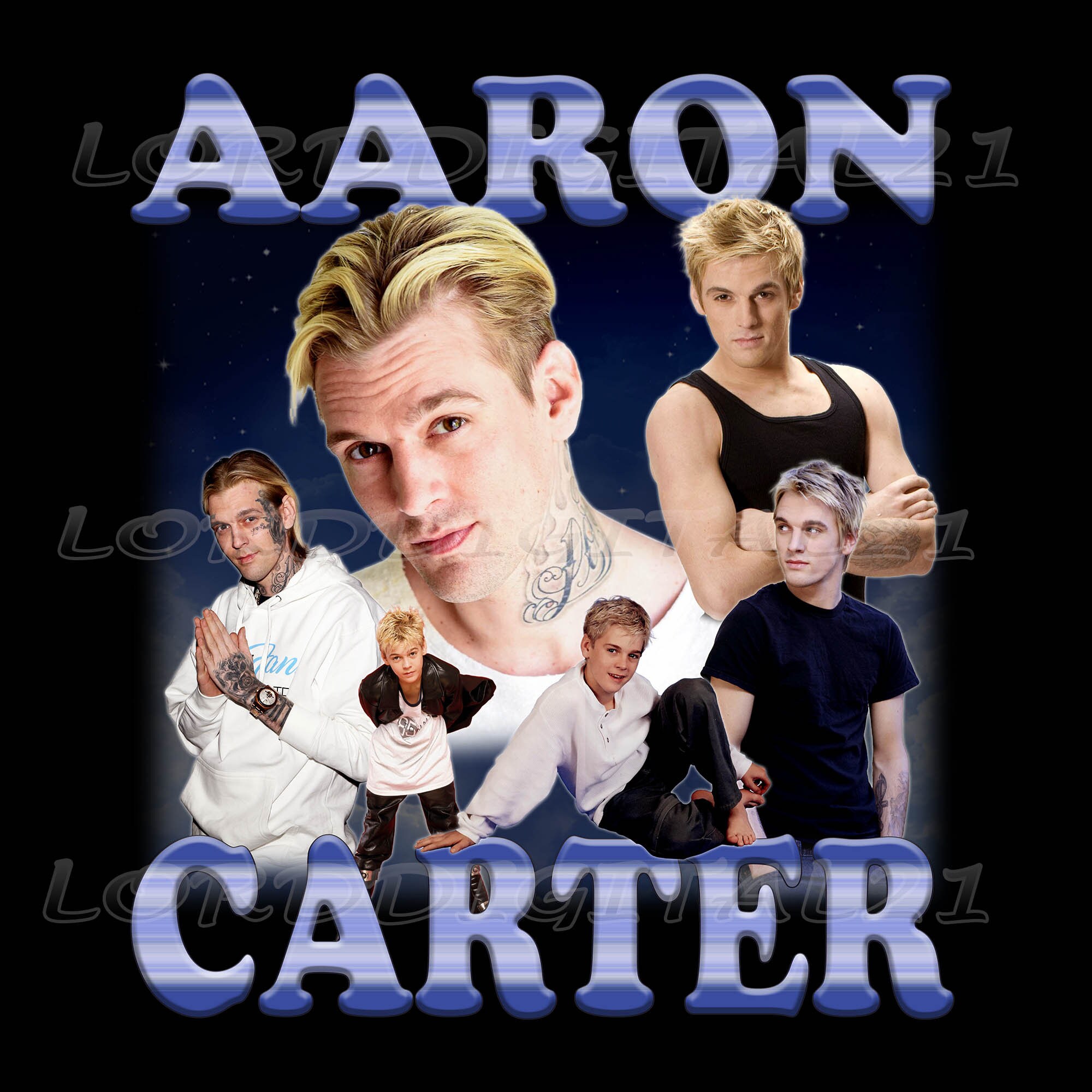 Aaron Carter, Png, Rap,pop,hippop T-shirt Design,300 DPI, PNG File ...
