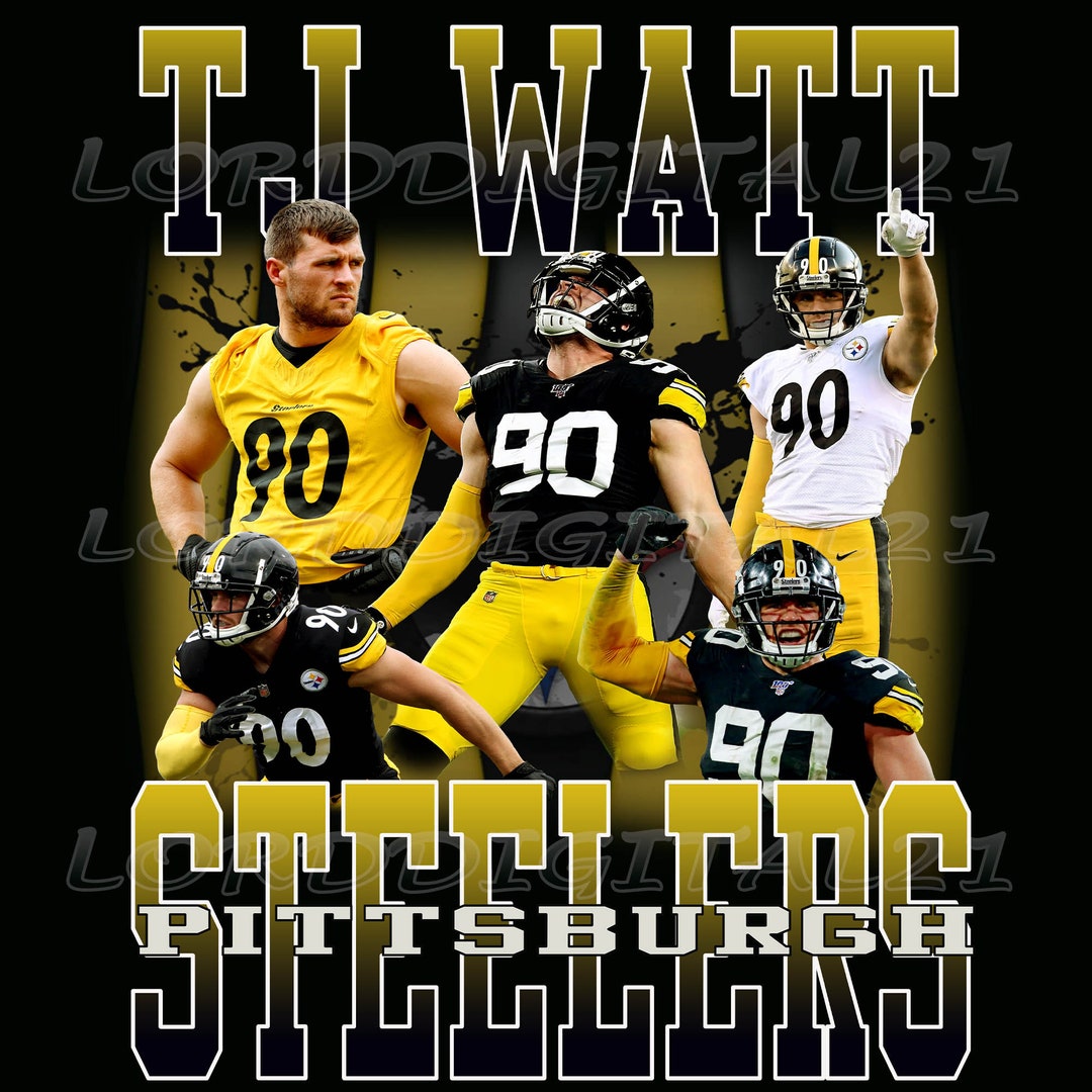 T.J Watt Png,t-shirt Design Digital File, 300 DPI ,PNG File,4500x5100 ...