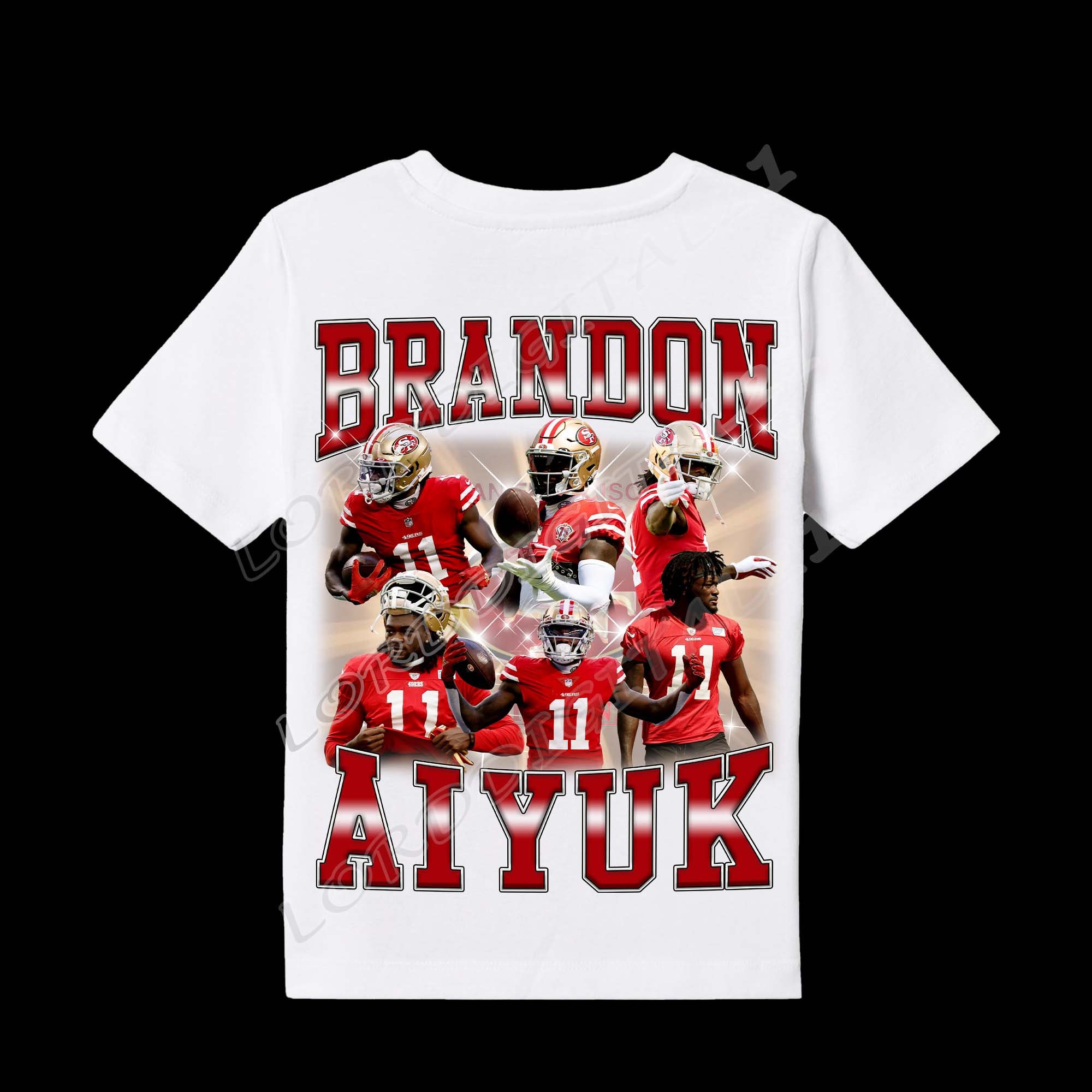 Brandon Aiyuk PNG , American Football T-shirt Design,300 DPI, PNG File, Ready to Print. - Etsy