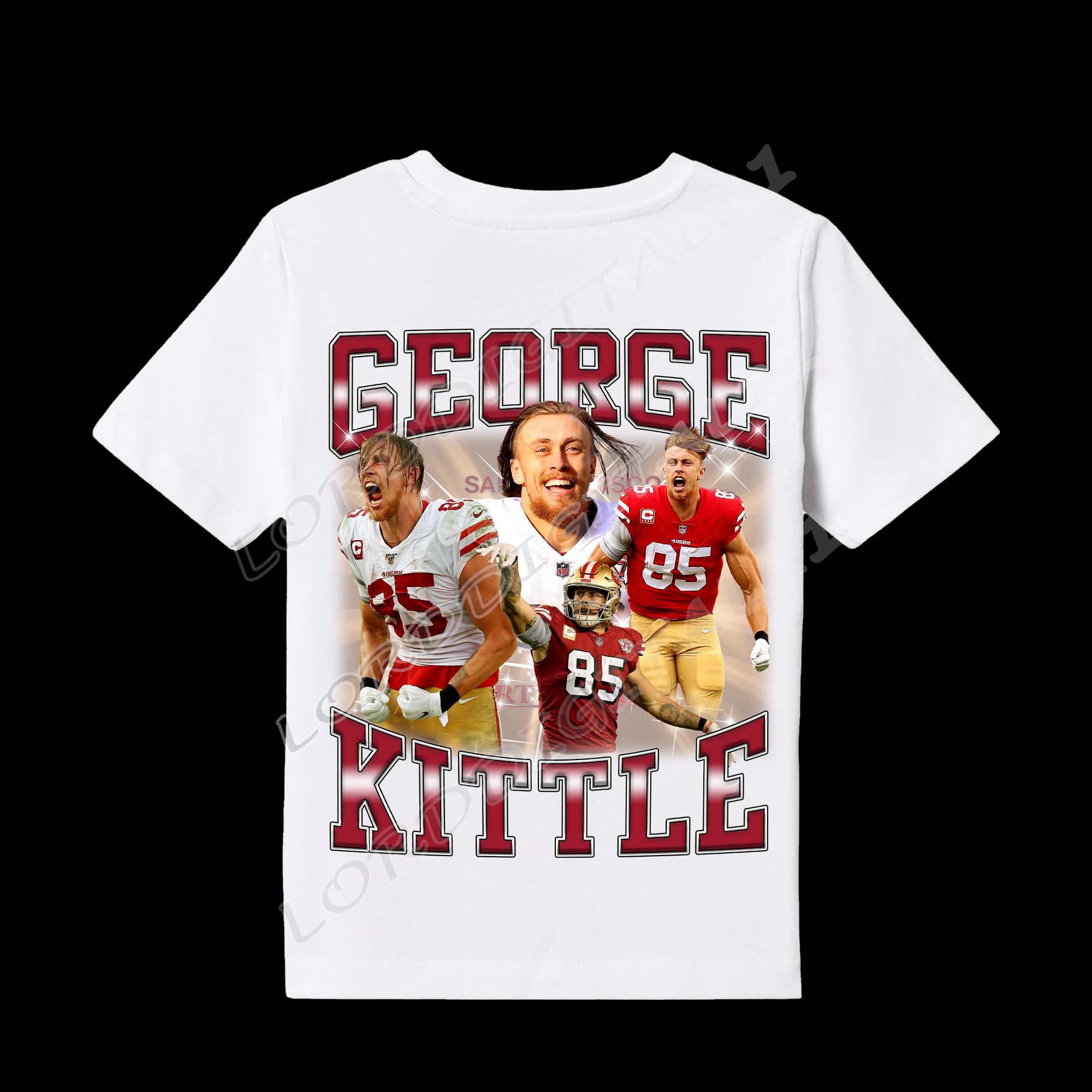 George Kittle PNG , American Football T-shirt Design,300 DPI, PNG File ...