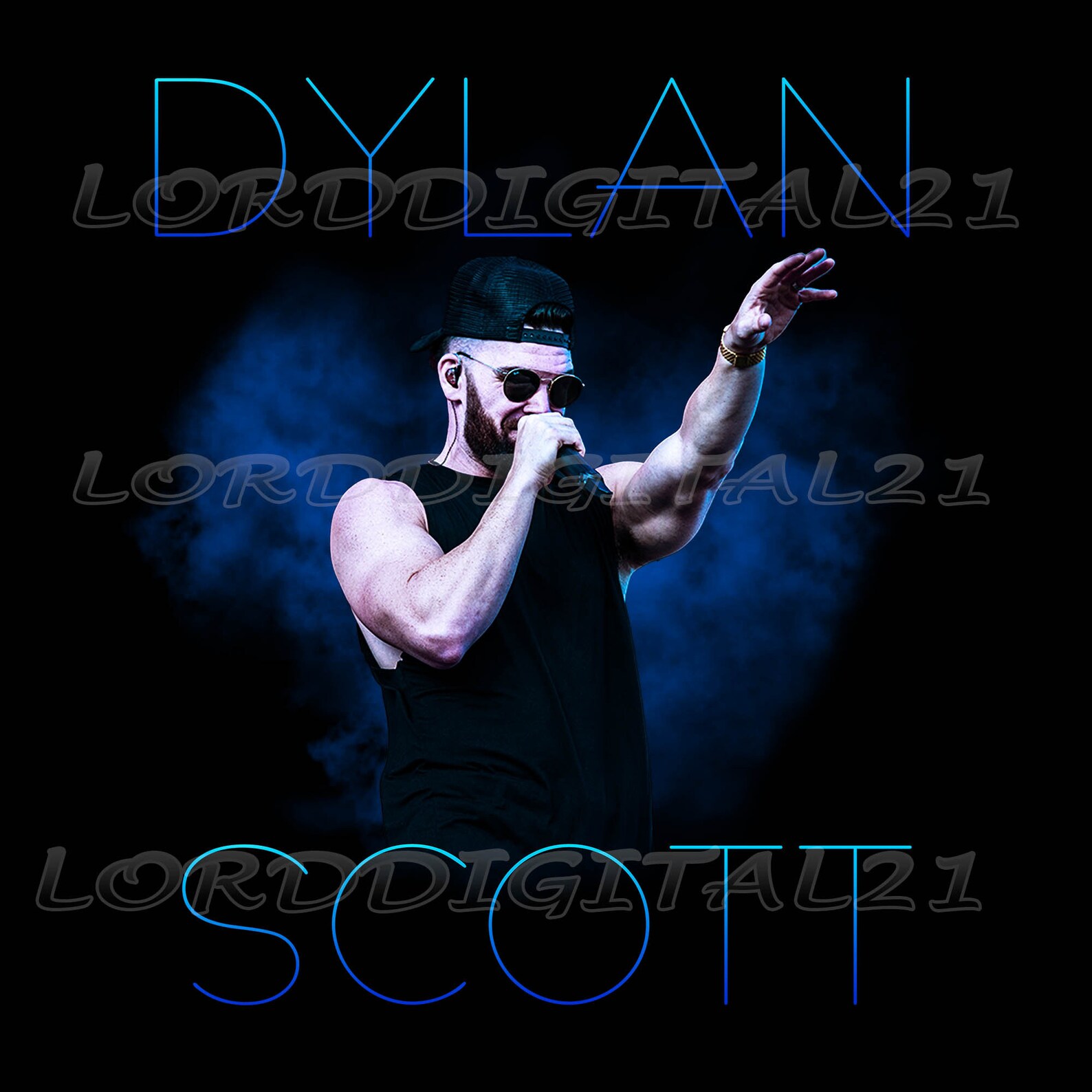Dylan Scott, Png , Rap Bootleg T-shirt Design,300 DPI, PNG File, Ready ...