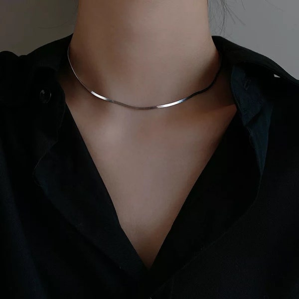 Snake Chain Choker - Etsy