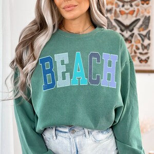 Beachy Sweatshirt, Beach Sweatshirt, Summer Sweatshirt, Gift for Beach ...