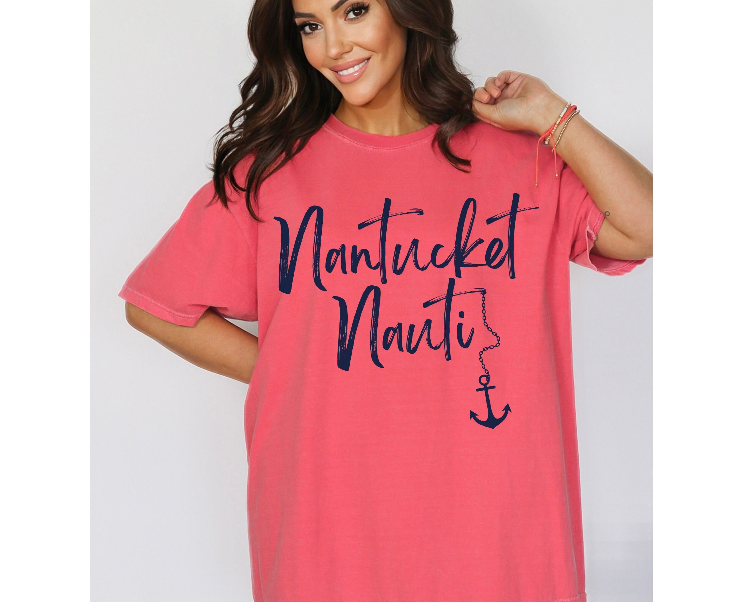 Nantucket Nauti, Nantucket Oversized Comfort Colors, Nantucket Sailing ...