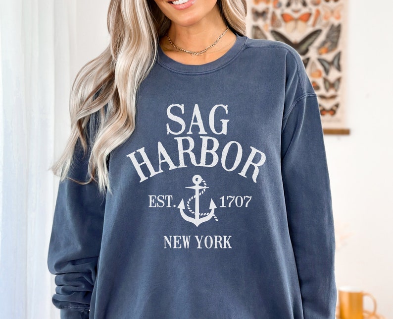 Sag Harbor Sweatshirt, Sag Harbor Comfort Colors Sweatshirt, the ...