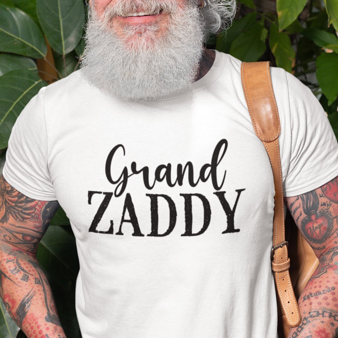 Grand ZADDY Shirt, Golden Senior Bachelor, Cool Grandfather Grampa Gift ...
