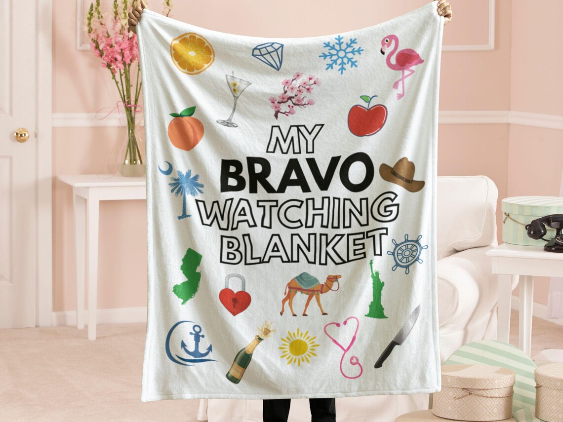 My BRAVO Watching Blanket | Gift for Housewives Fan |bravo Throw ...