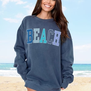 Beachy Sweatshirt, Beach Sweatshirt, Summer Sweatshirt, Gift for Beach ...