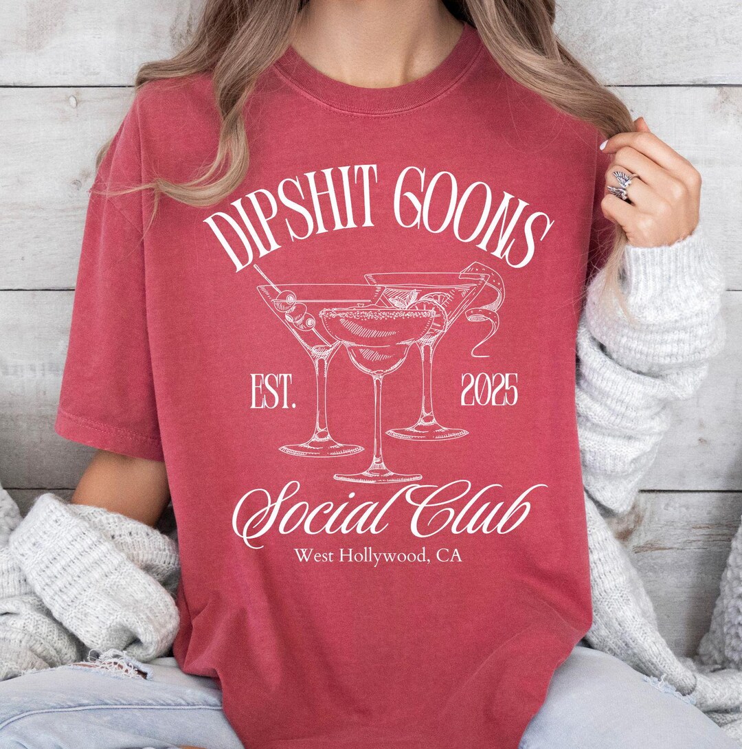 Dipshit Goons Social Club Shirt | Funny Jeff Lewis Merch | Jeff Lewis ...