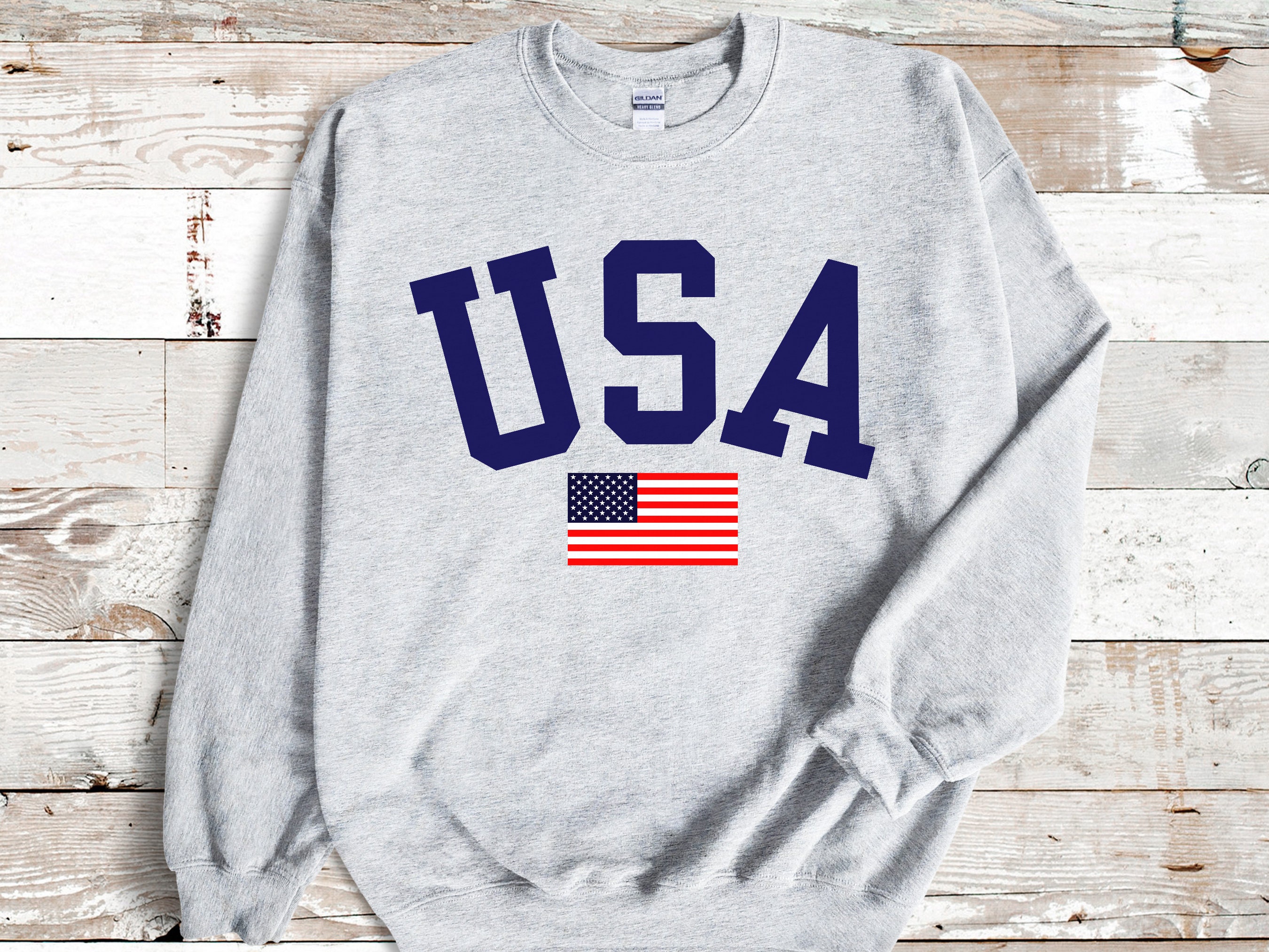 USA Flag Sweatshirt, USA Sweatshirt, Patriotic Sweatshirt, American Flag Sweatshirt, America ...