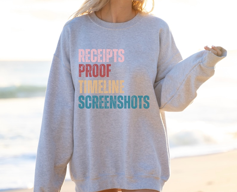 Retro RHOSLC Receipts, Proof, Timelines Sweatshirt, Heather Gay Speech ...