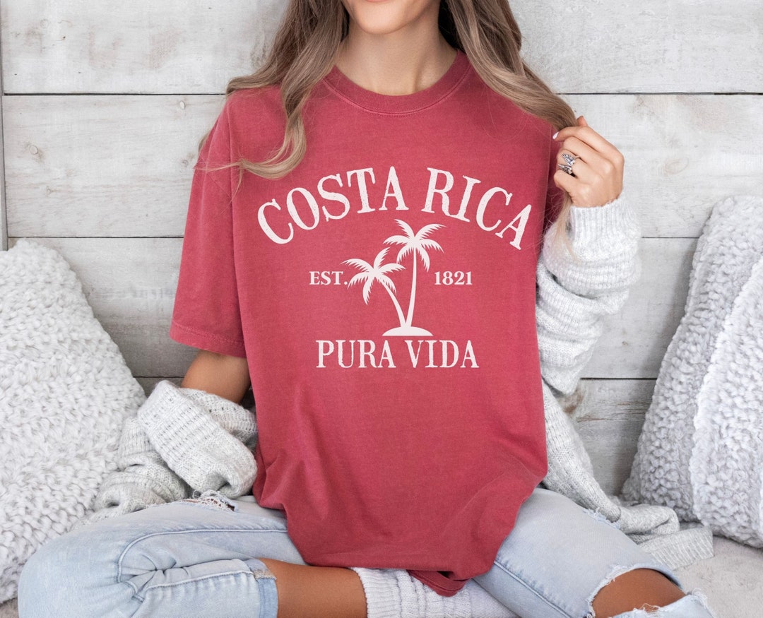 Costa Rica T Shirt | Comfort Colors Costa Rica Shirt | Pura Vida ...